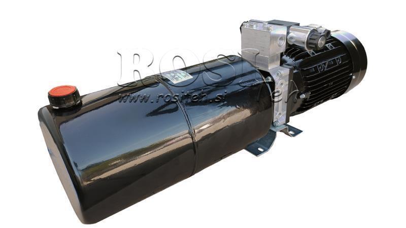 MINI HIDRAULIČNI AGREGAT 380V AC (2,2 kW) - 8,0 cc - 11,2 lit/min ...